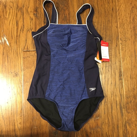 Speedo | Swim | Speedo Womens Endurance Texture Square Neck One | Poshmark